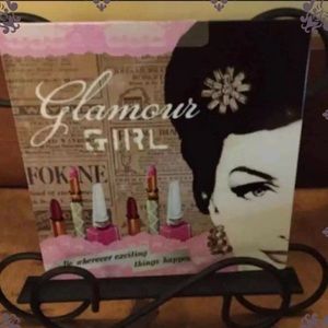 Home Basics | Wall Decor | Glamour Girl Wall Art Metal Sign | Poshmark